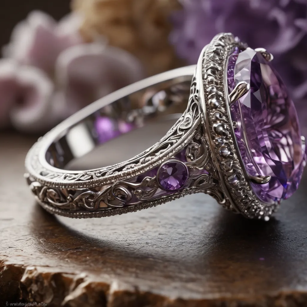Amethyst Crystal Wedding Rings: An In-Depth Exploration