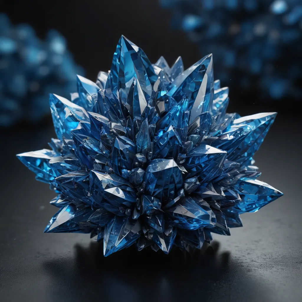 Exploring the Intricacies of Blue Sparkly Crystal
