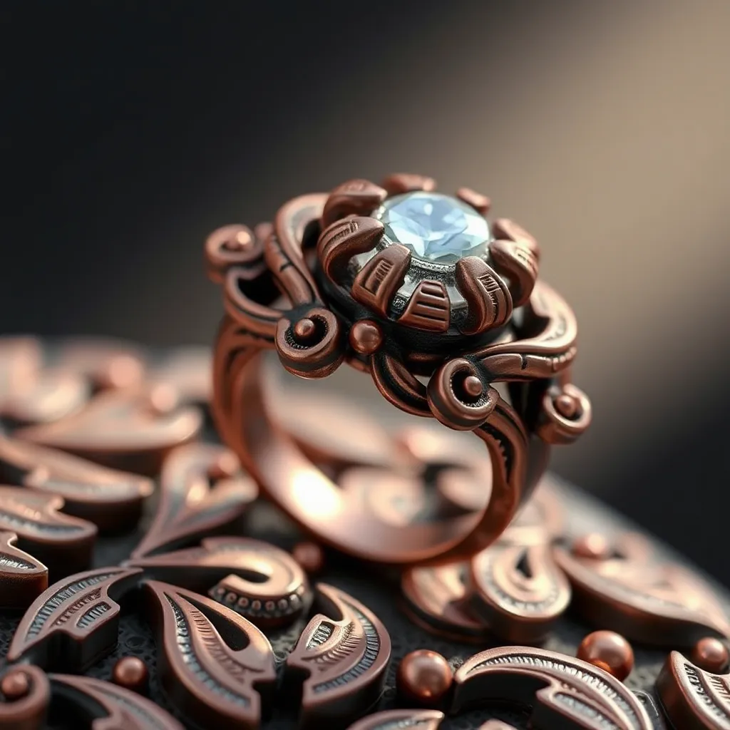 The Charm of Antique Copper Engagement Rings