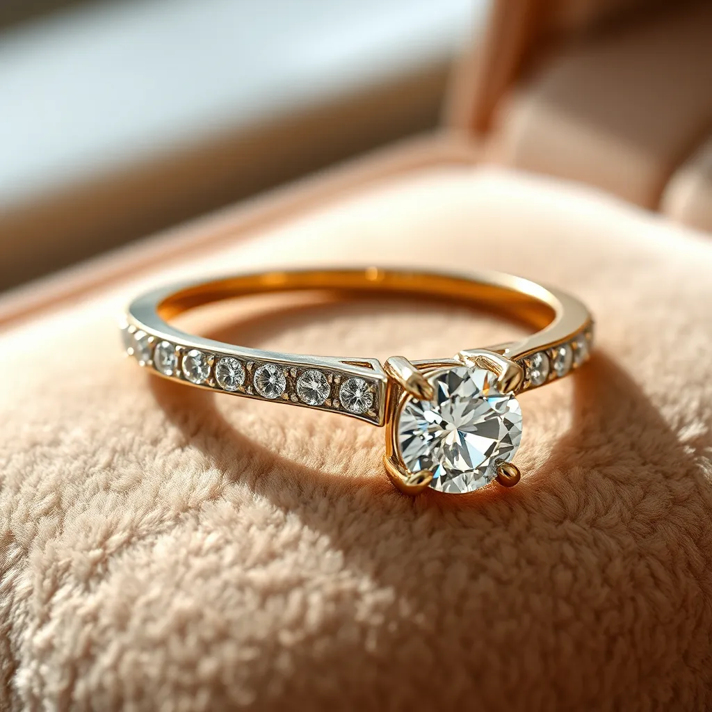 Discovering Round Diamond Thin Gold Bands' Elegance