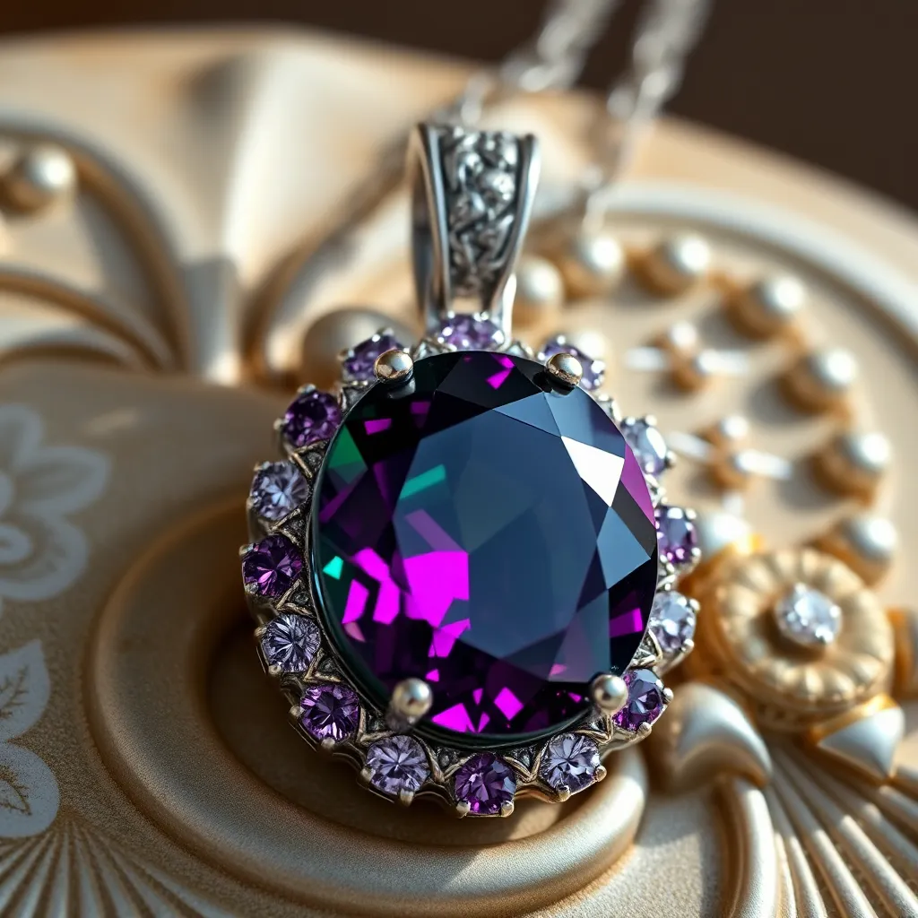 Natural Alexandrite Necklace Pendant: Its Meaning and Value