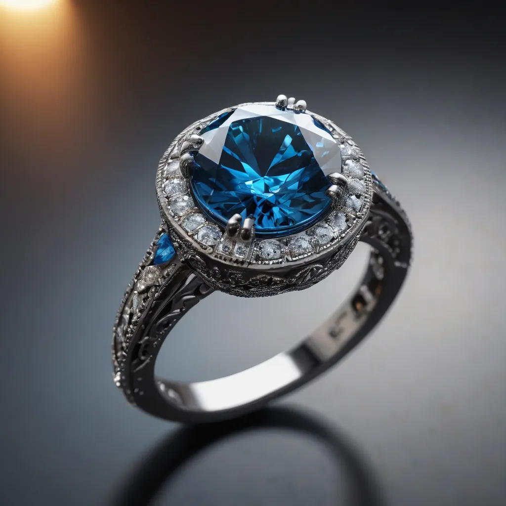 Discover the Allure of Blue Fire Diamond Rings